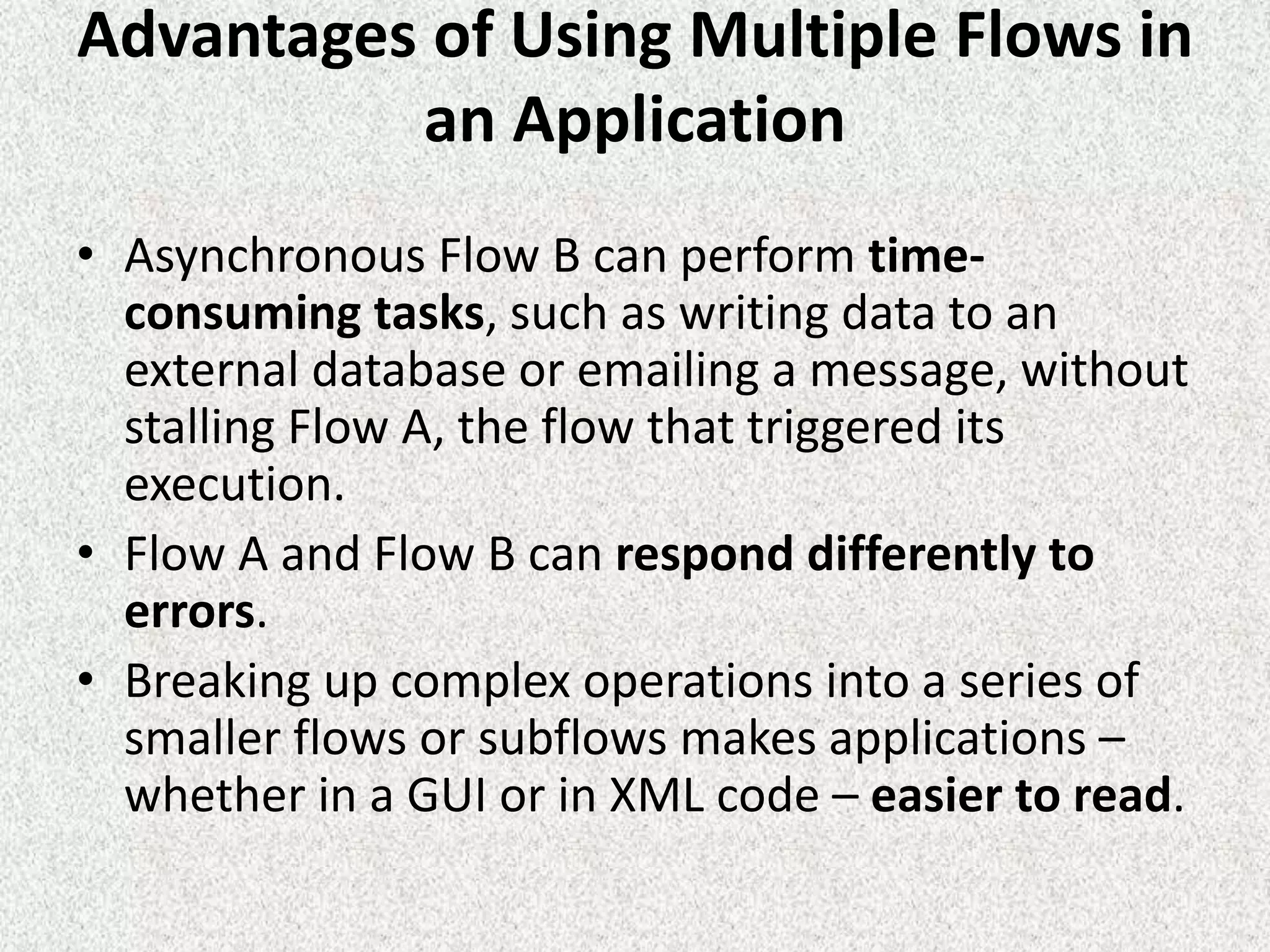 Flows and subflows | PPT