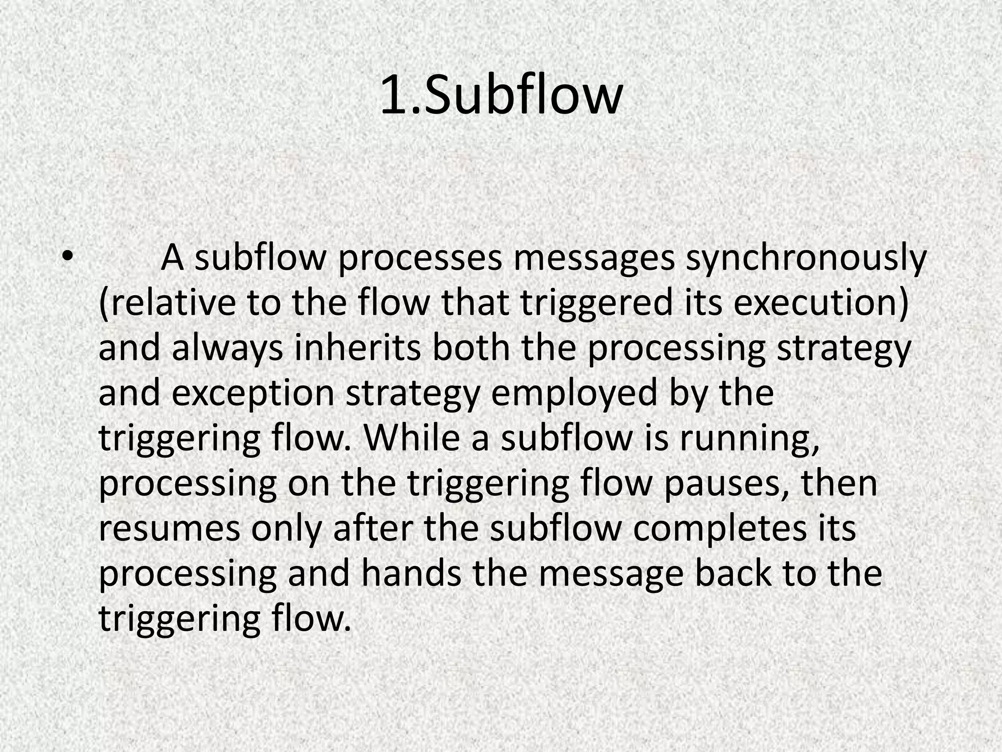 Flows and subflows | PPT