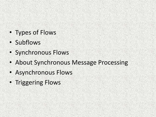 Flows and subflows | PPT