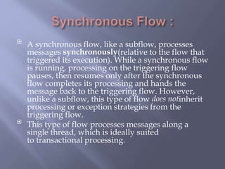 Flows and subflows in mule | PPTX