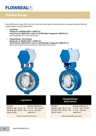 Flowseal MS Series - Triple Offset Butterfly Valves | PDF | Auto Type ...