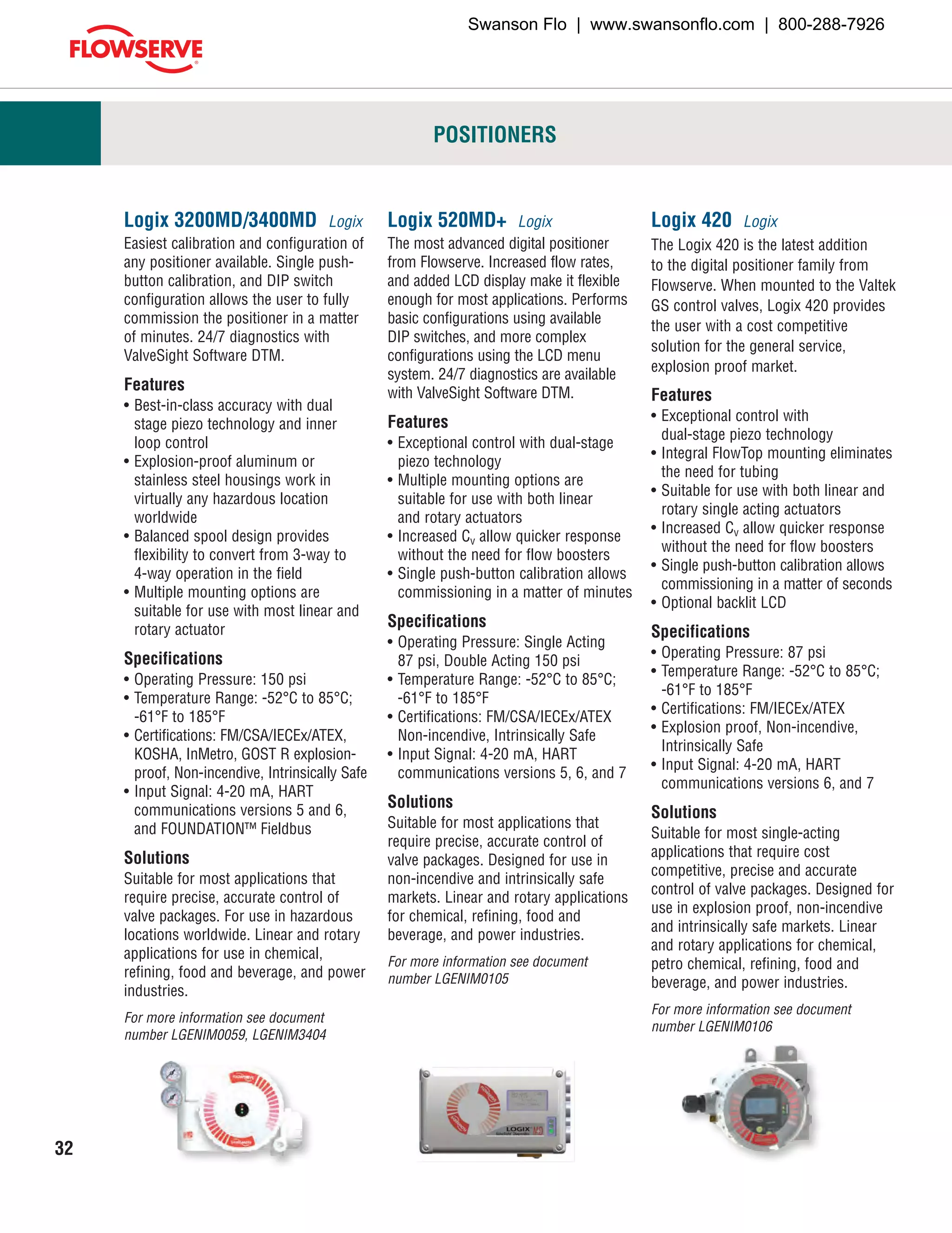 Flowserve Control Valve Product Guide (Valtek, Kammer) | PDF