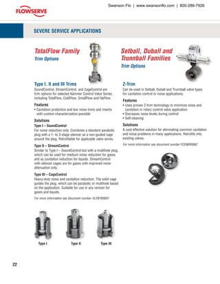 Flowserve Control Valve Product Guide (Valtek, Kammer) | PDF