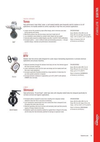 Flowserve Valve, Actuation and Instrumentation Portfolio | PDF