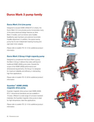 Flowserve_Mark_3_pump_brochure asme ansi chemical process | PDF