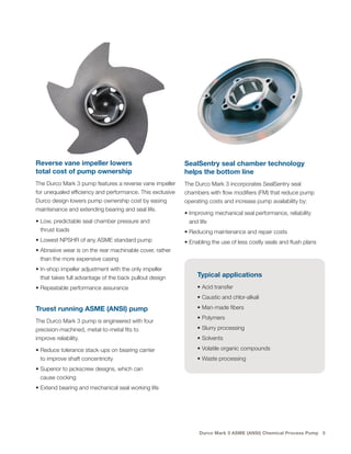 Flowserve_Mark_3_pump_brochure asme ansi chemical process | PDF