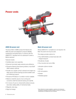 Flowserve_Mark_3_pump_brochure asme ansi chemical process | PDF