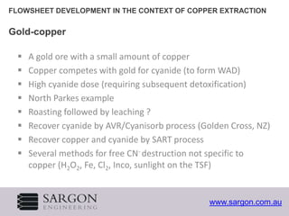 Flowsheet development in the context of copper extraction | PPTX