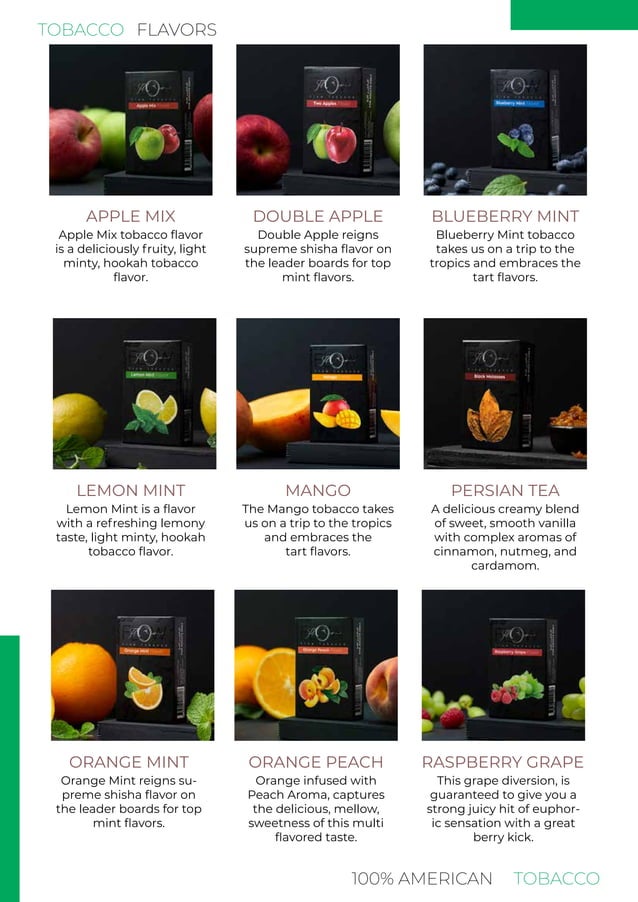 Flow shisha tobacco catalogue | PDF
