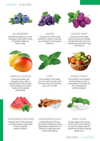 Flow shisha tobacco catalogue | PDF