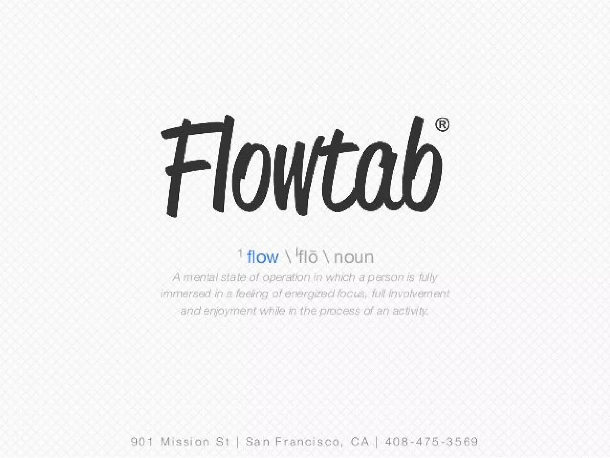 Flowtab Initial VC Raising Pitch Deck | PPT