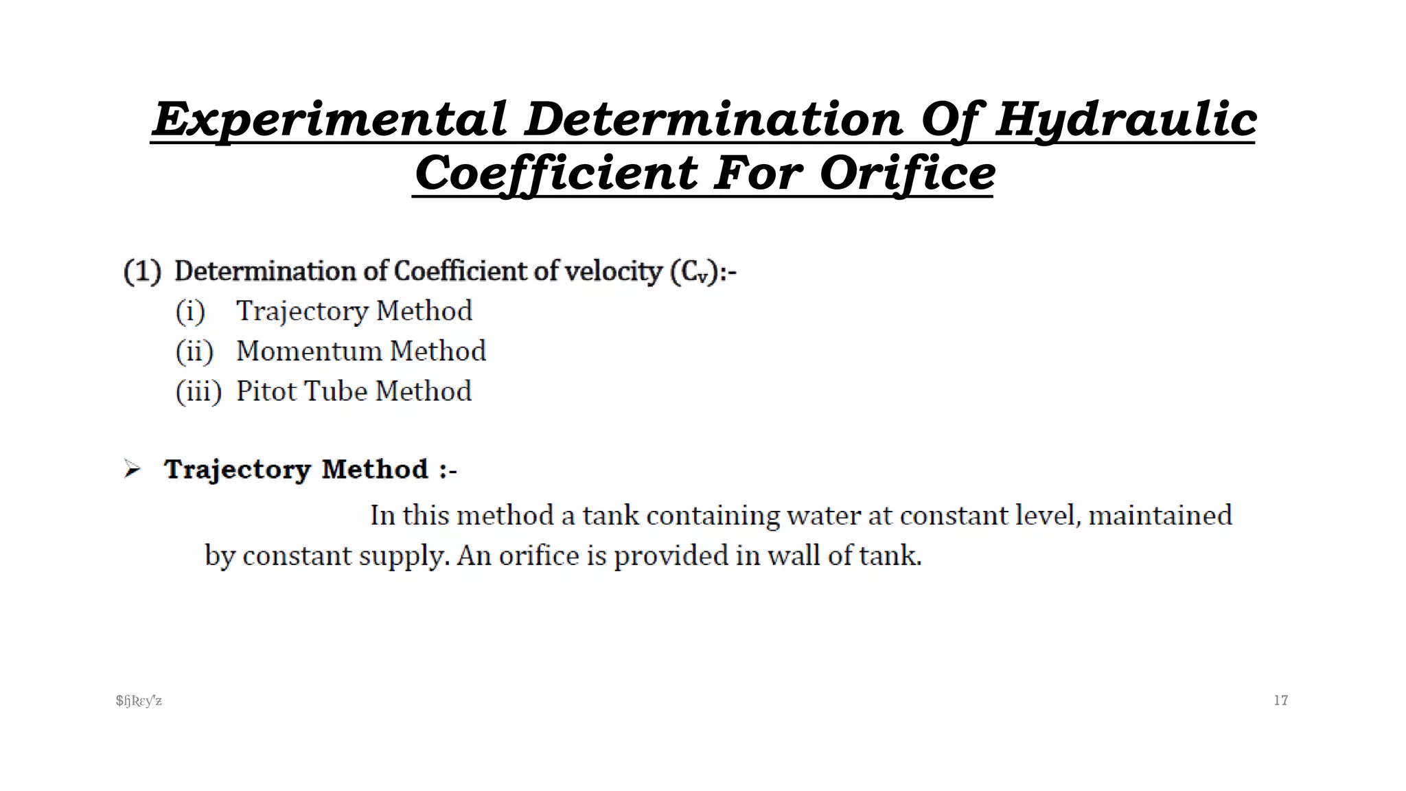 Flow through orifice | PDF
