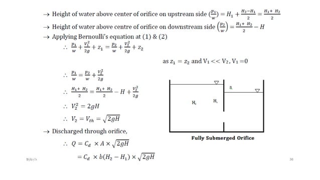 Flow through orifice | PDF | Physics | Science