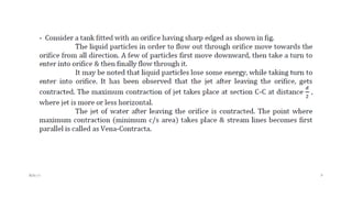 Flow through orifice | PDF