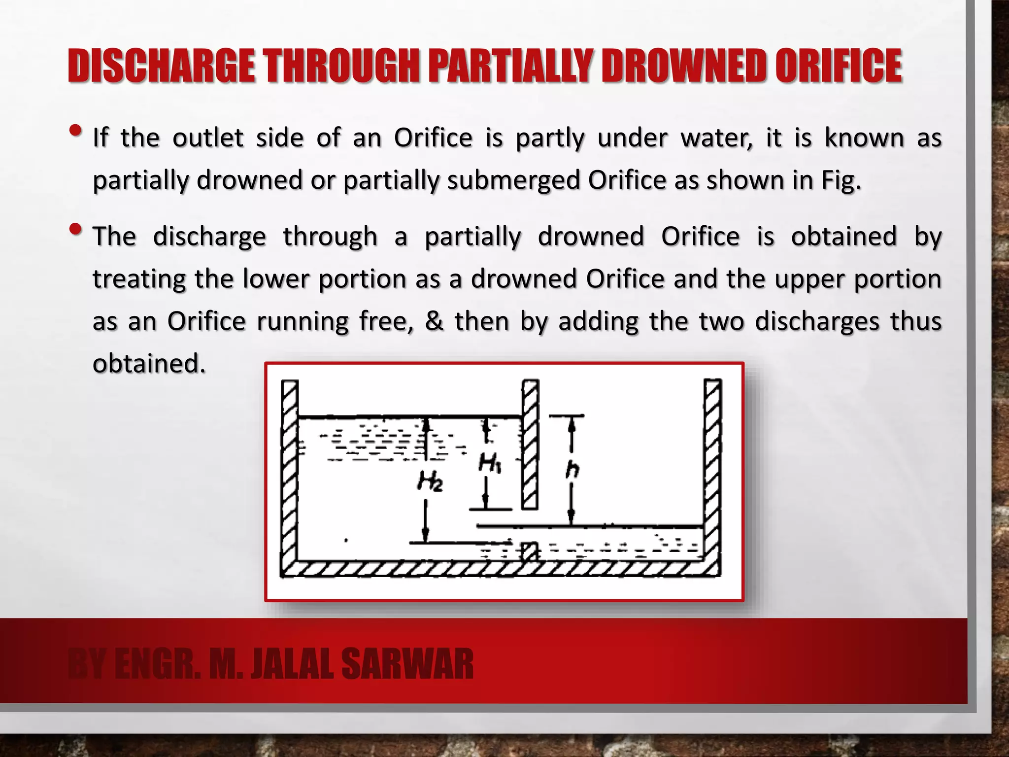 Flow Through Orifices - Hydraulics | PDF
