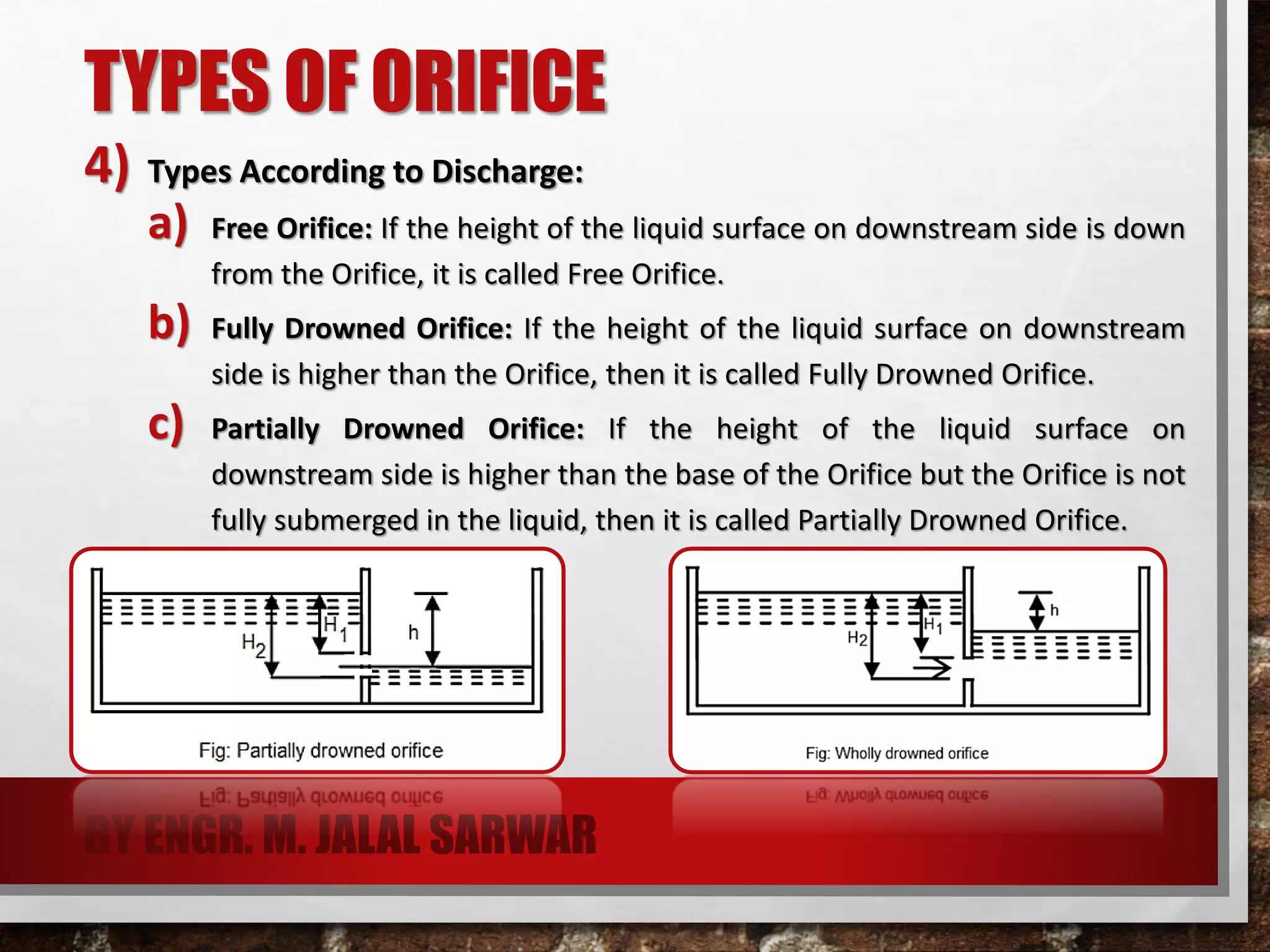 Flow Through Orifices - Hydraulics | PDF