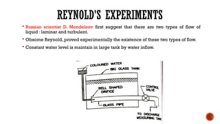 Flow through pipe in fluid mechanics and | PPTX