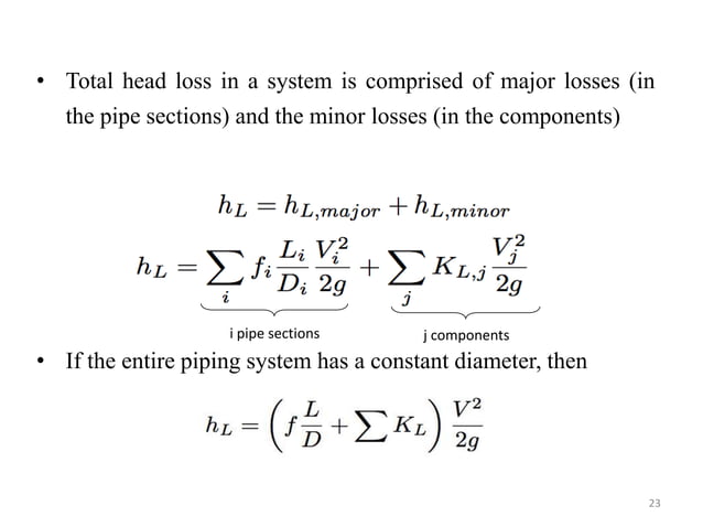 Flow through pipes | PPTX | Physics | Science
