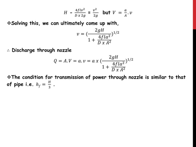 Flow through pipes | PPTX | Physics | Science