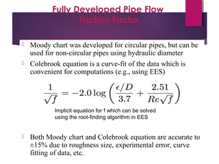 Flow through pipes | PPT