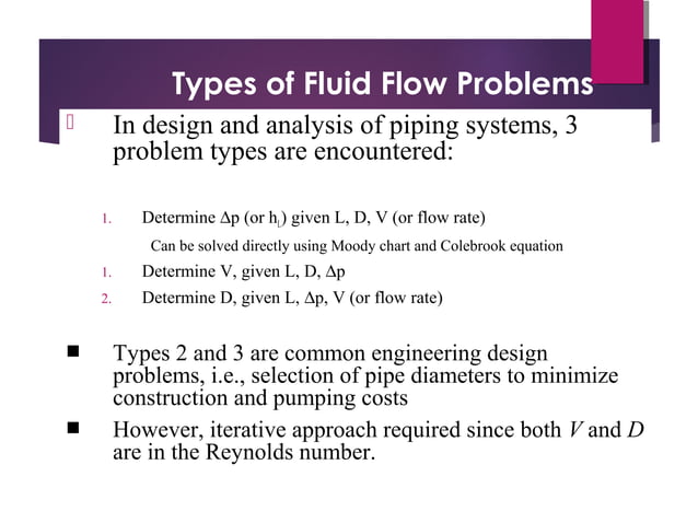 Flow through pipes | PPT | Physics | Science