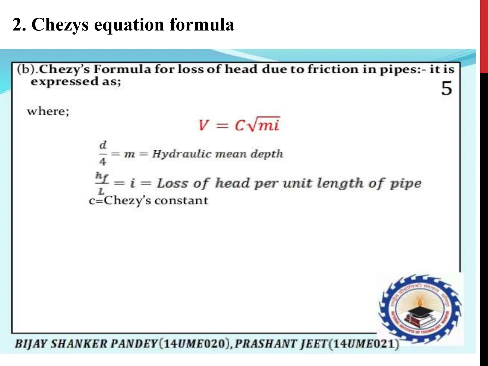 Flow through Pipes .pptx