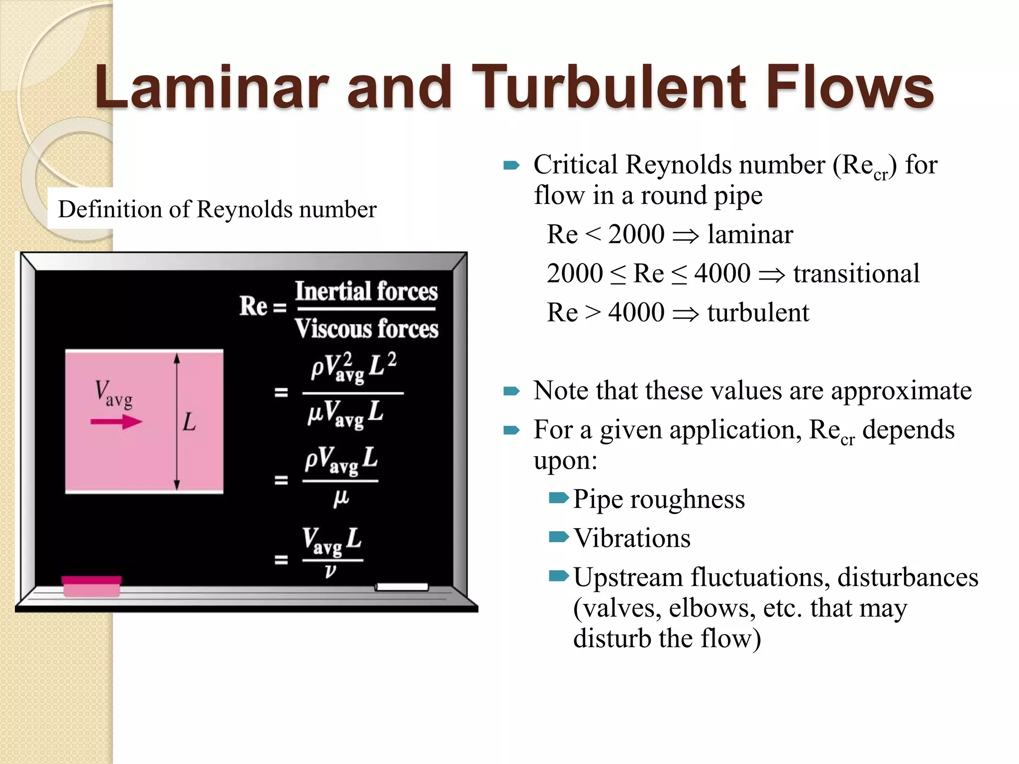 Flow through pipes ppt | PPT