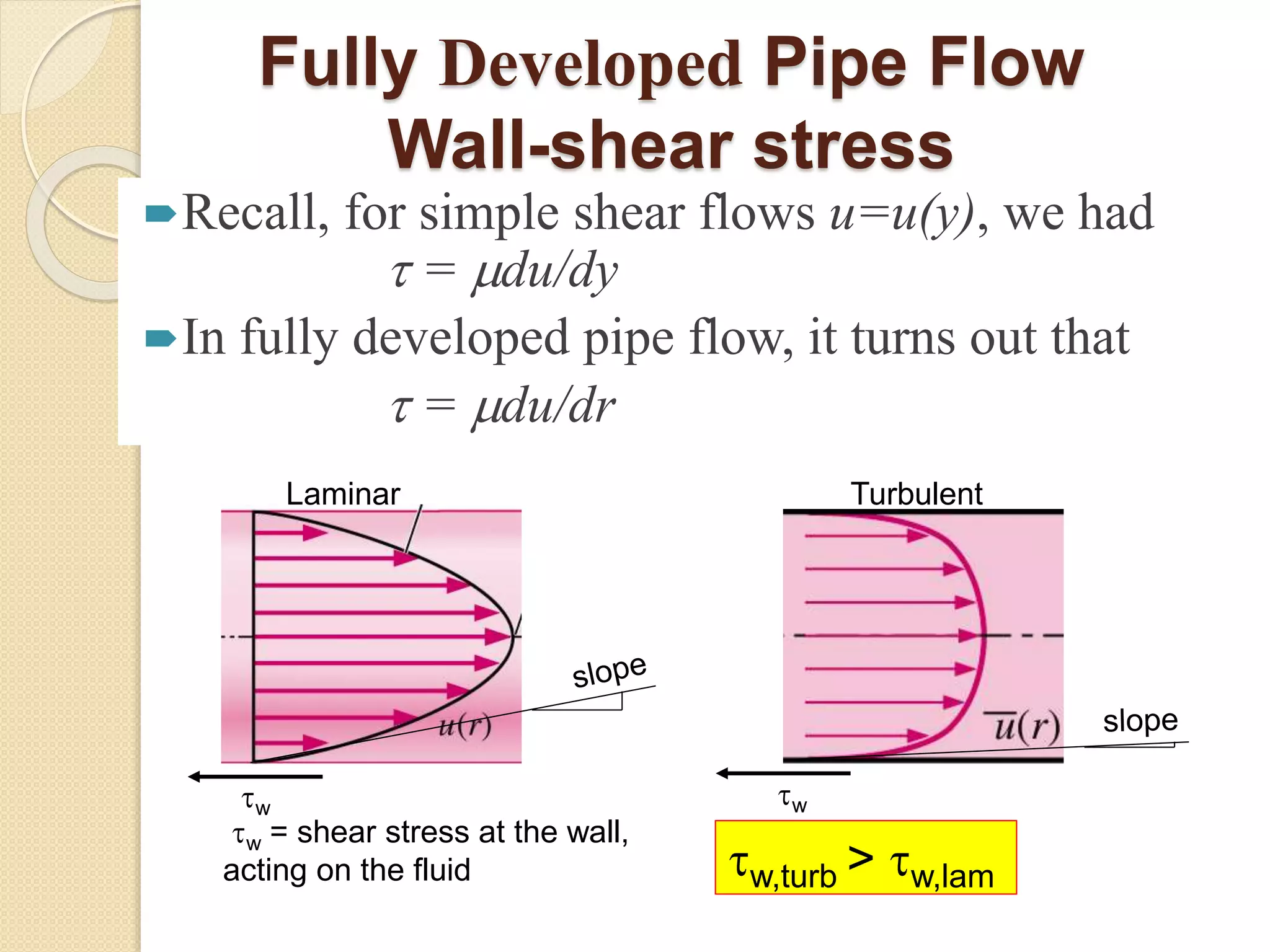 Flow through pipes ppt | PPT