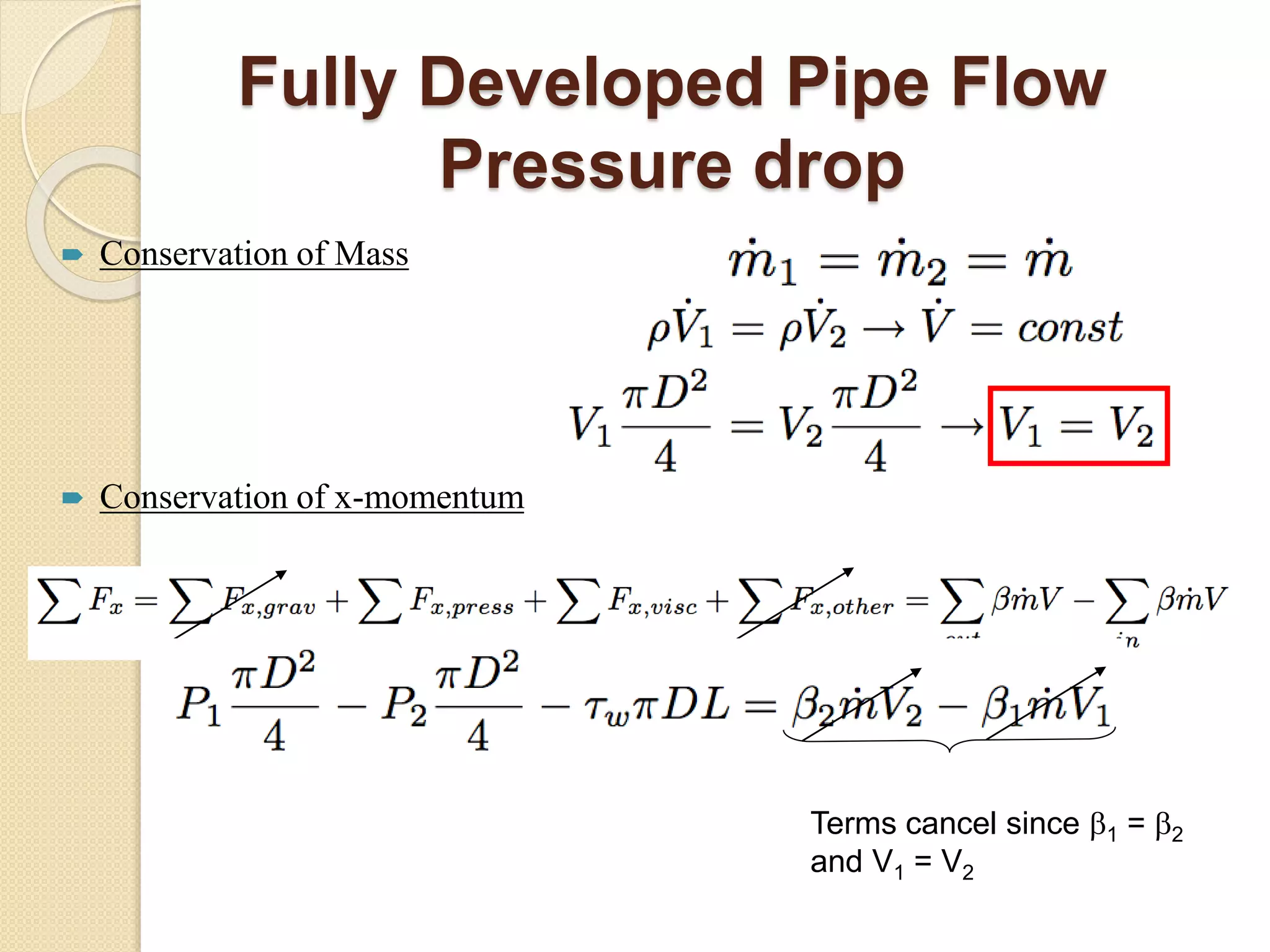 Flow through pipes ppt | PPT