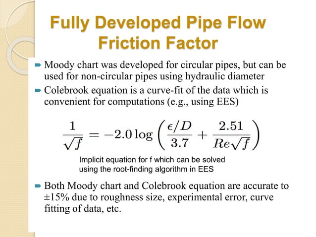 Flow through pipes ppt | PPT | Physics | Science