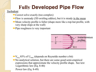 Flow through pipes ppt | PPT