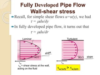 Flow through pipes ppt | PPT