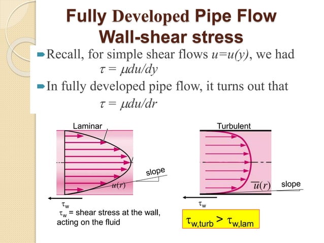 Flow through pipes ppt | PPT | Physics | Science
