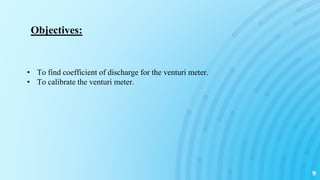 Flow through venturimeter | PPTX