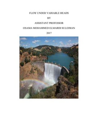 Flow under variable_heads by osama mohammed elmardi suleiman khayal | PDF