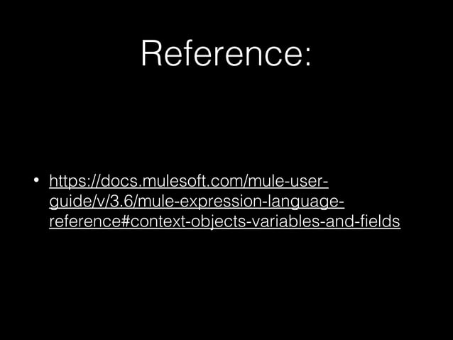 Flowvar and Sessionvar in Mule | PPT