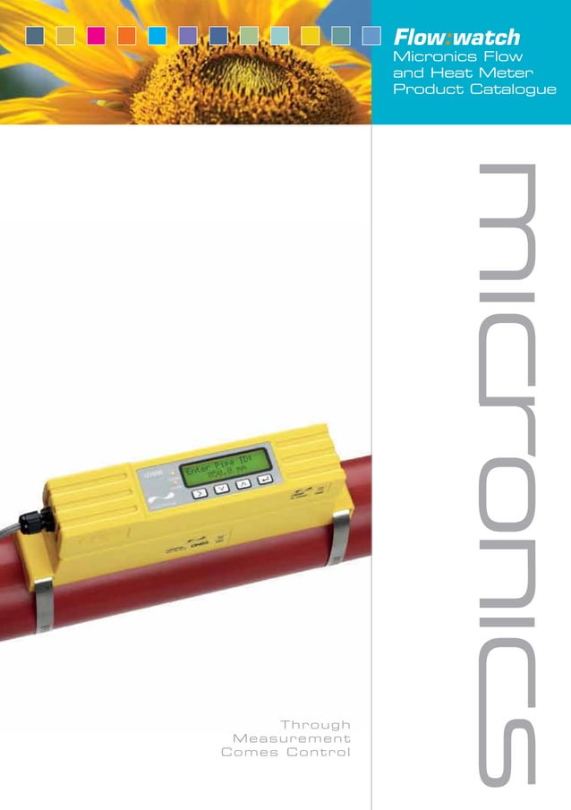 Flow Watch Micronics Flow and Heat Meter Product Catalogue 2012 | PDF
