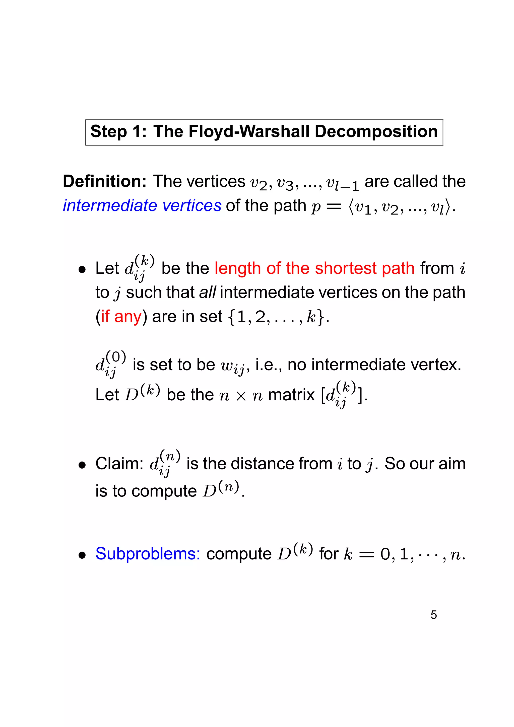 Floyd warshall-algorithm | PDF