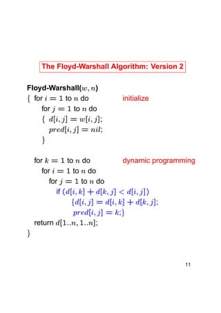 Floyd warshall-algorithm | PDF