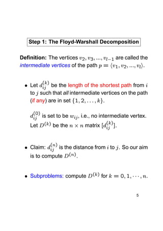 Floyd warshall-algorithm | PDF