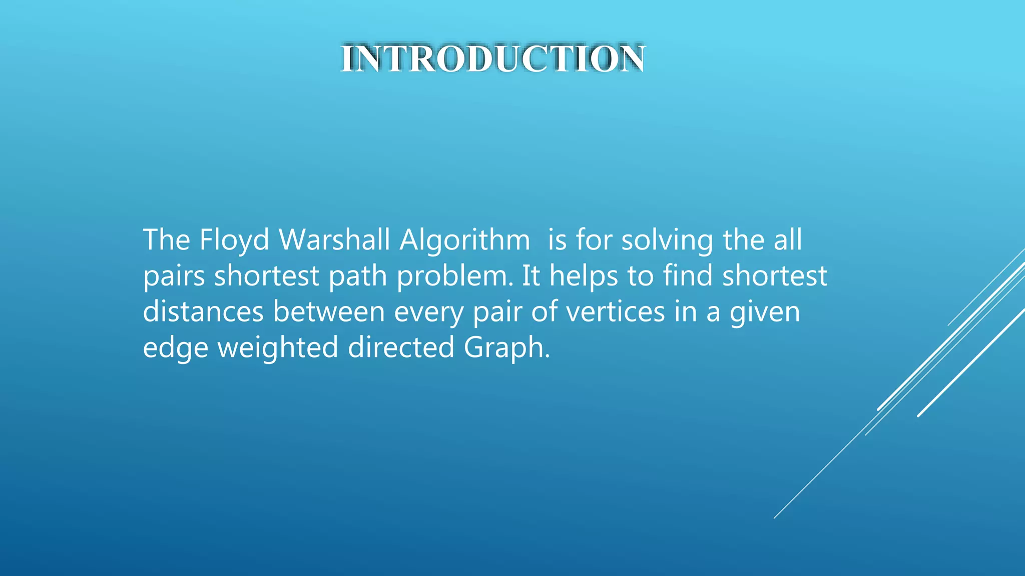 Floyd Warshall Algorithm Ppt 9420