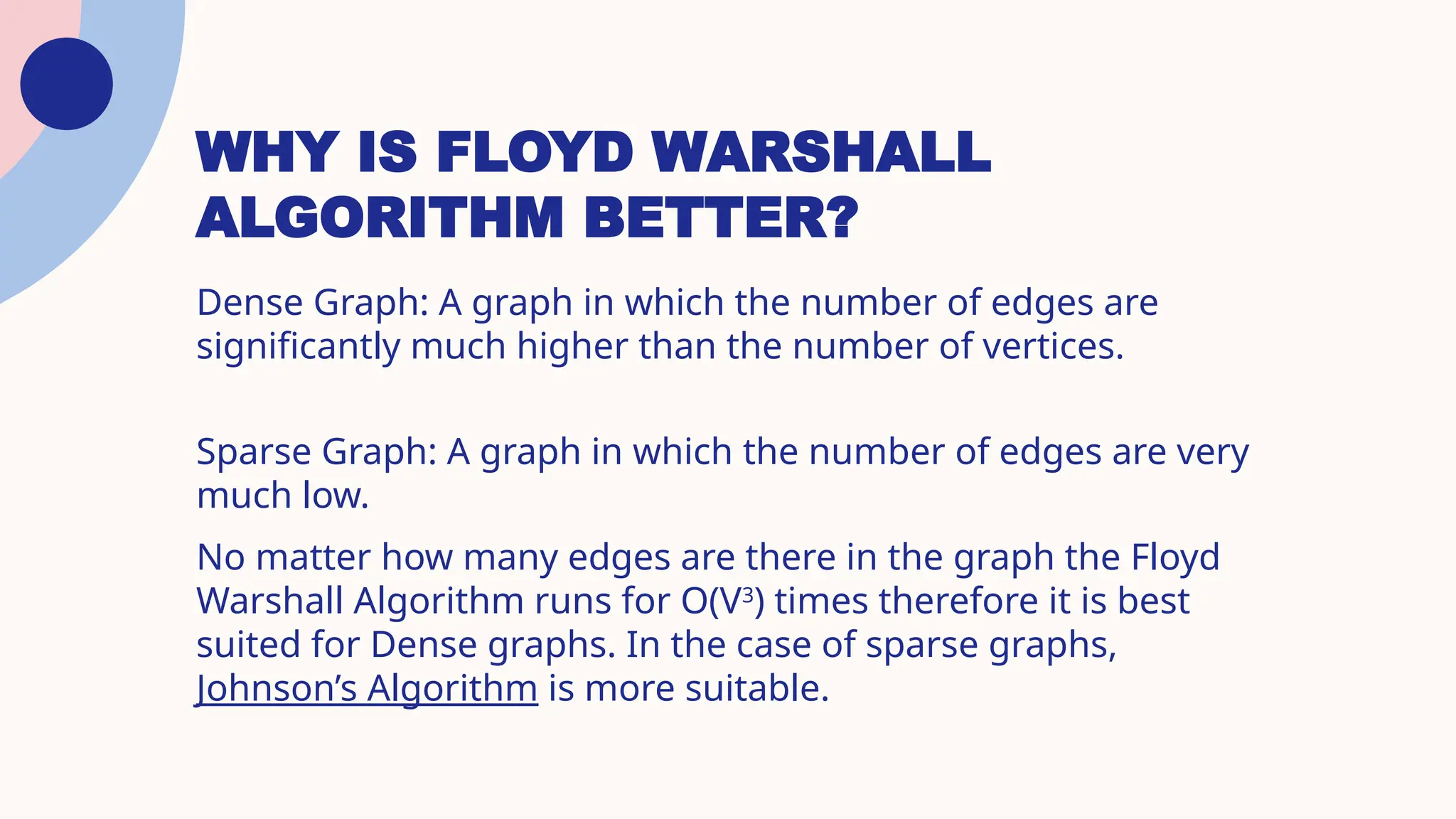 Floyd warshall algorithm and it's applications | PPTX
