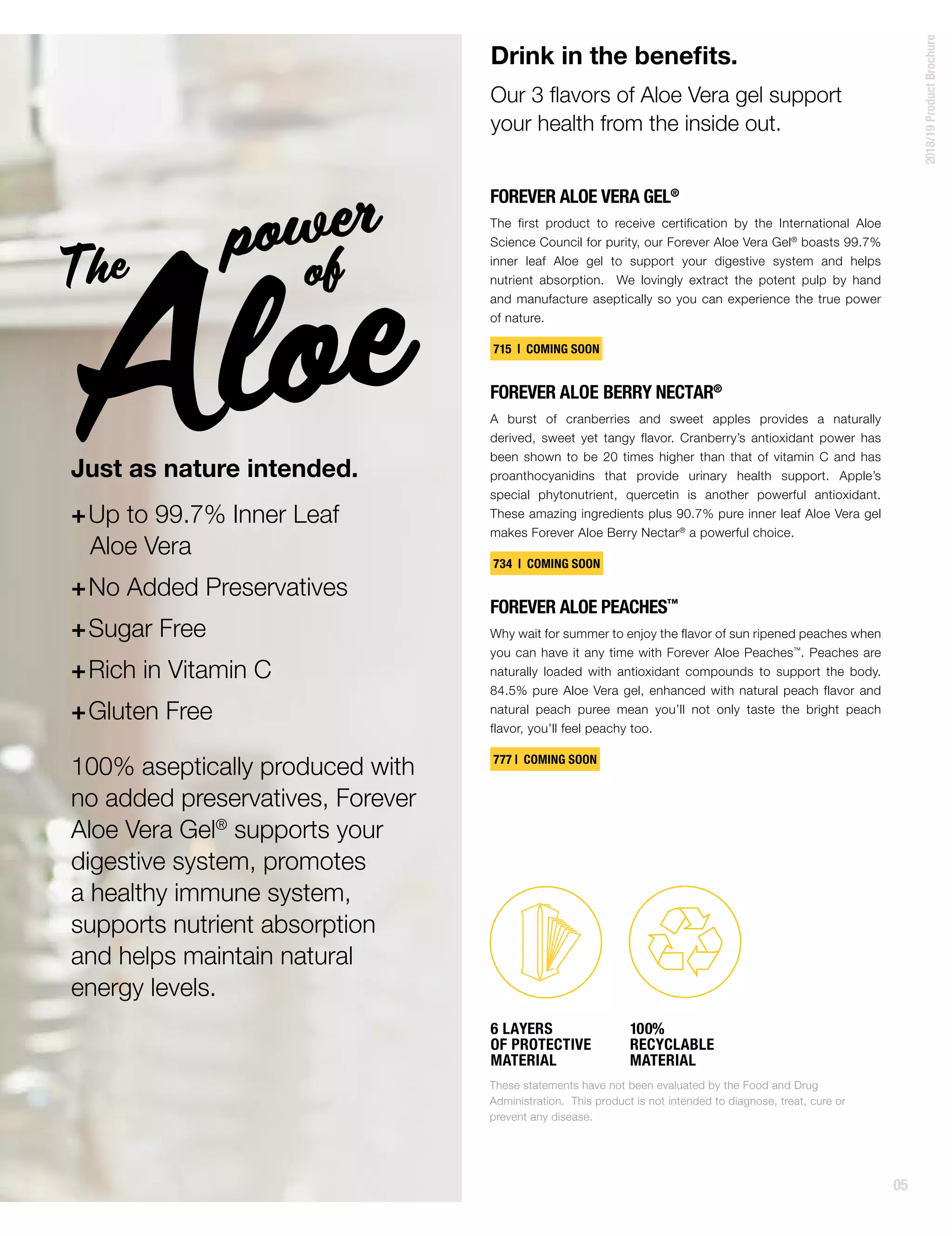 Forever Living Products Brochure | PDF