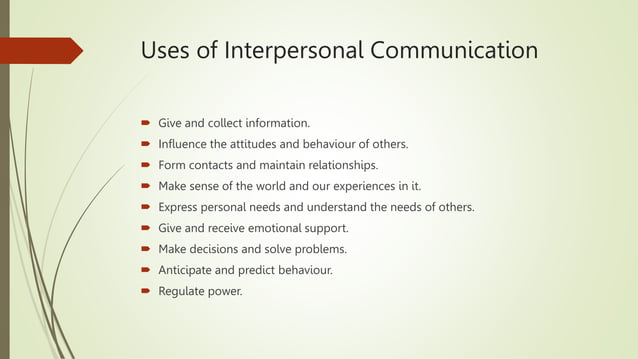 Interpersonal_Communication.pptx | Family and Relationships
