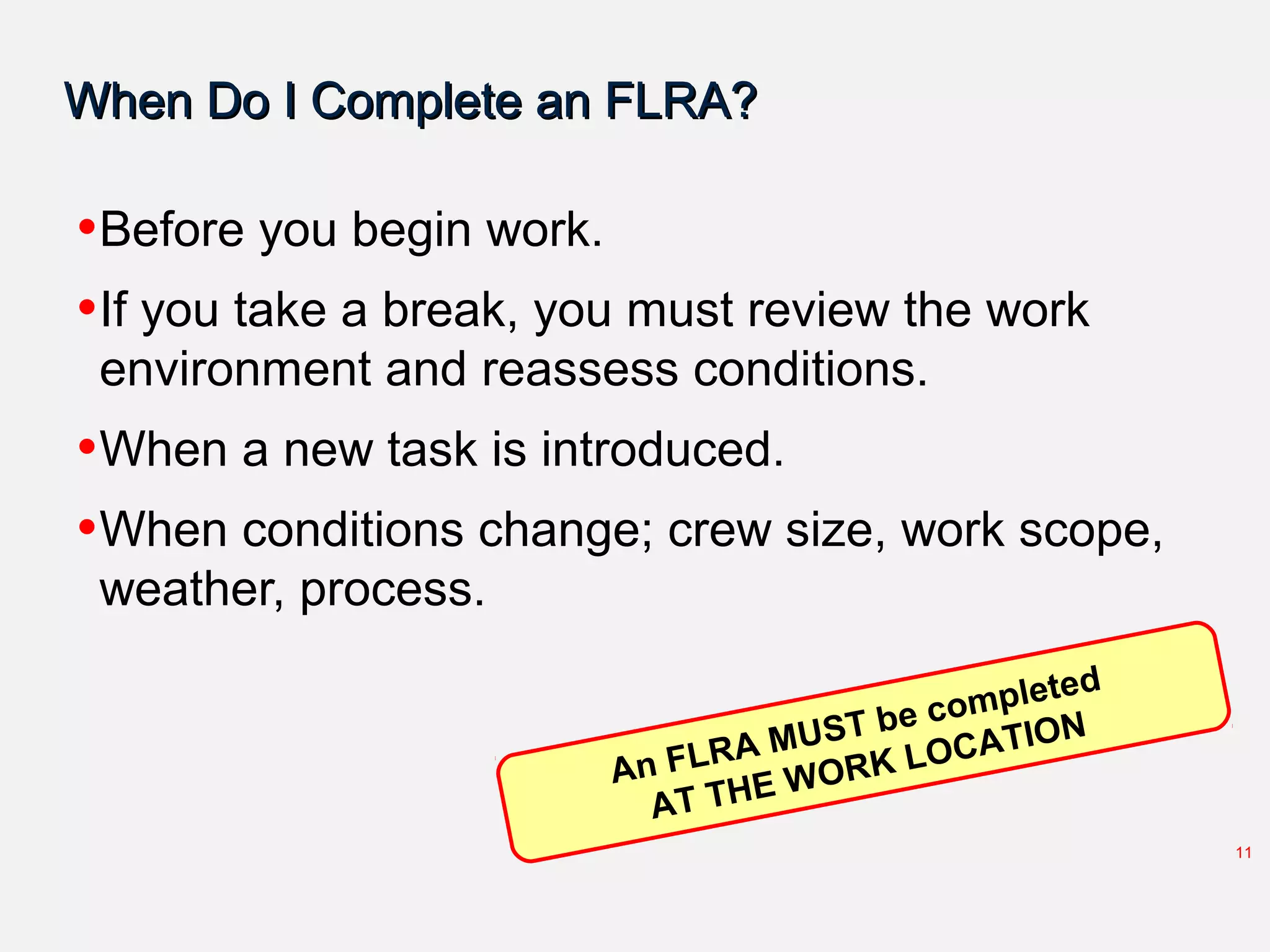 Flra training ppt | PPT