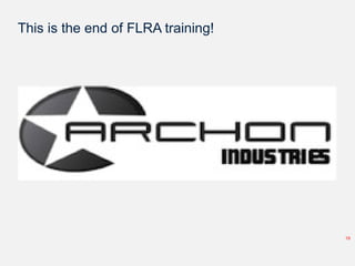 Flra training ppt | PPT