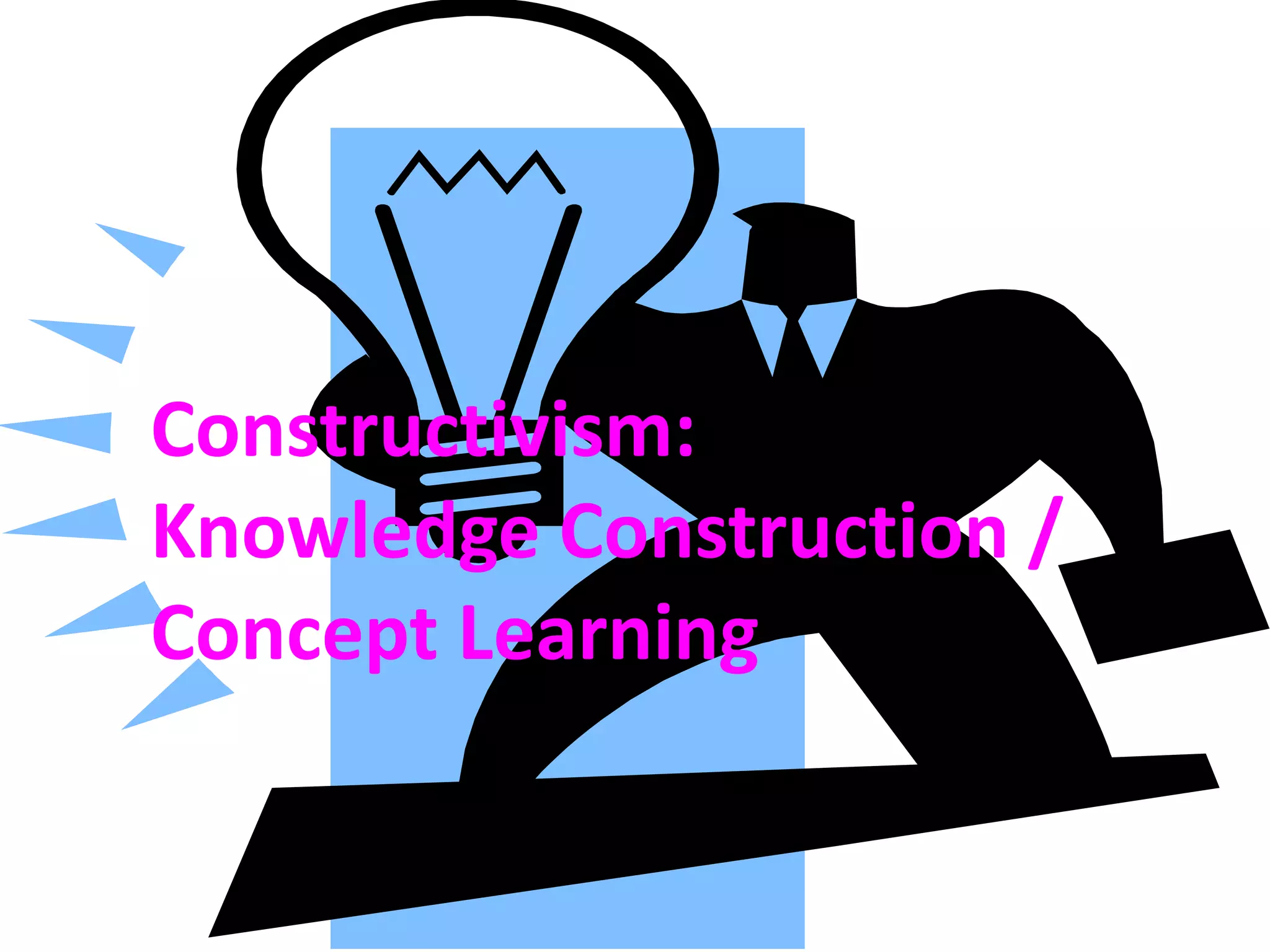 Constructivism: Knowledge Construction / Concept Learning | PPTX