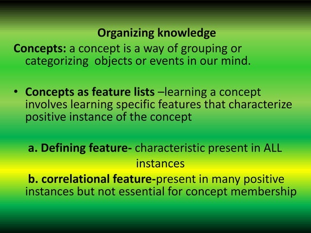 Constructivism: Knowledge Construction / Concept Learning | PPTX