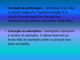 Constructivism: Knowledge Construction / Concept Learning | PPTX