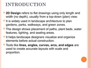 Basic skill of 2D LANDSCAPE design presentation | PPTX